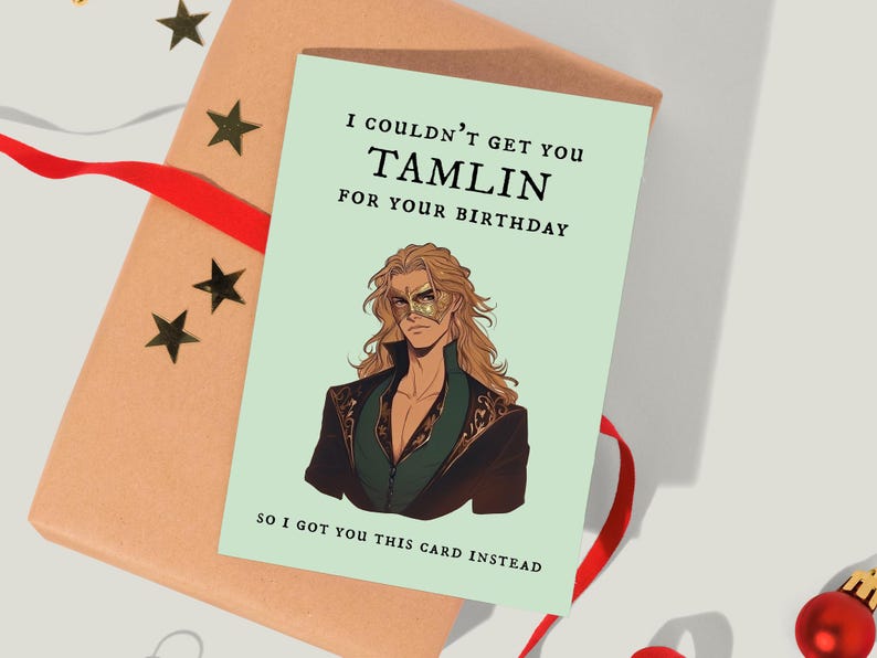 Tamlin Birthday Card Printable, Funny ACOTAR Gift, High Lord Spring ...