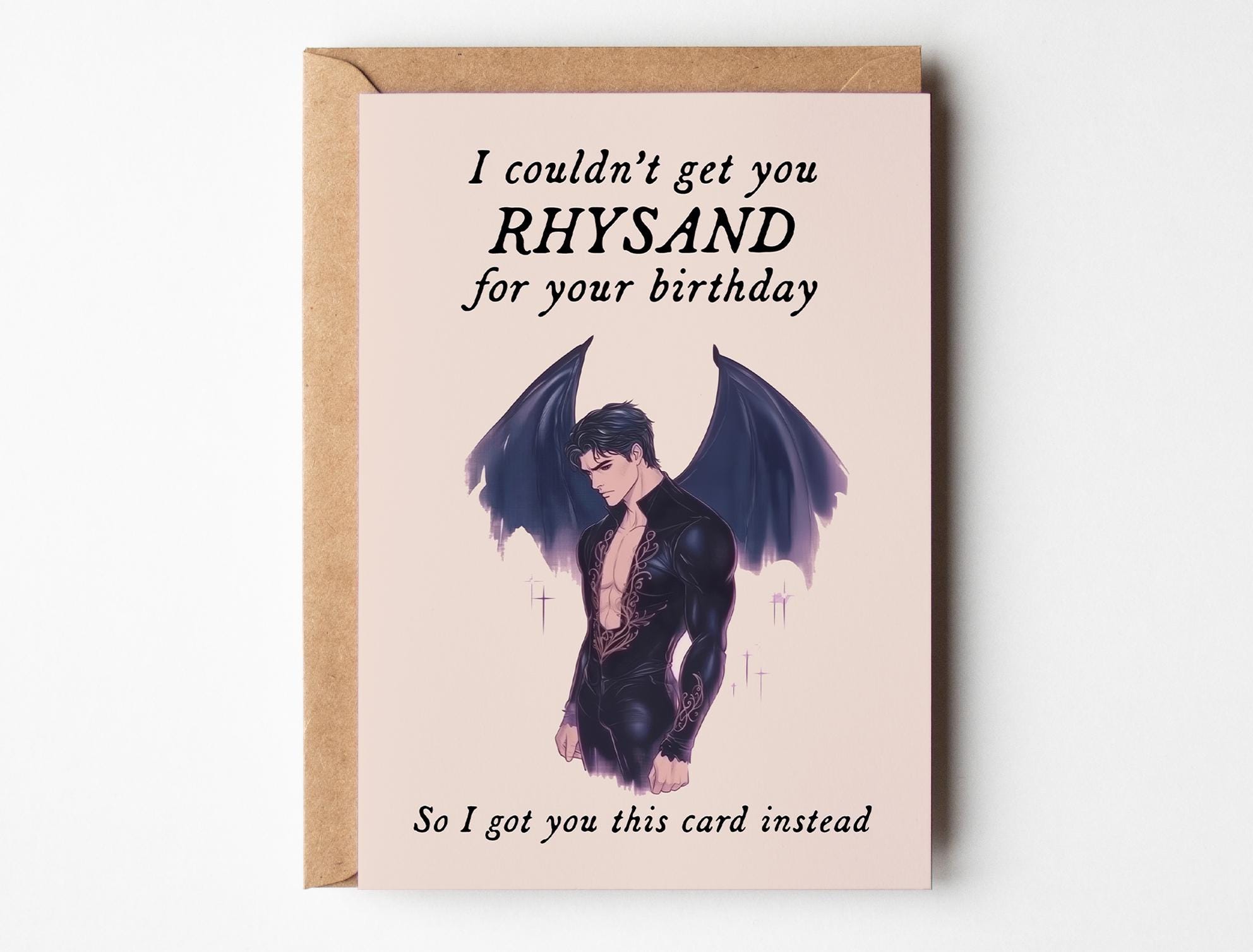 ACOTAR Rhysand Printable Birthday Card | Court of Thorns and Roses ...