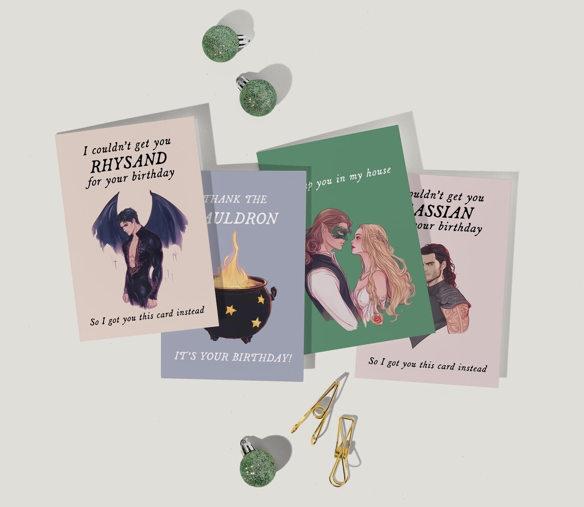 ACOTAR Rhysand Printable Birthday Card | Court of Thorns and Roses ...