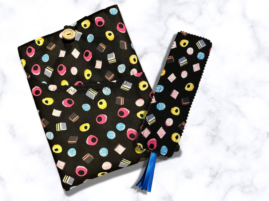 Book Sleeve, Book Buddy, Book Cover, Mothers Day Gift, Liquorice, Book ...