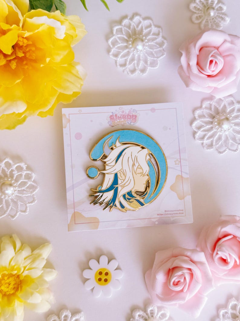 Genshin Impact Vision Pins Hydro Collection - Etsy