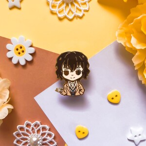 Anime Writers Chibi Enamel Pins - Etsy