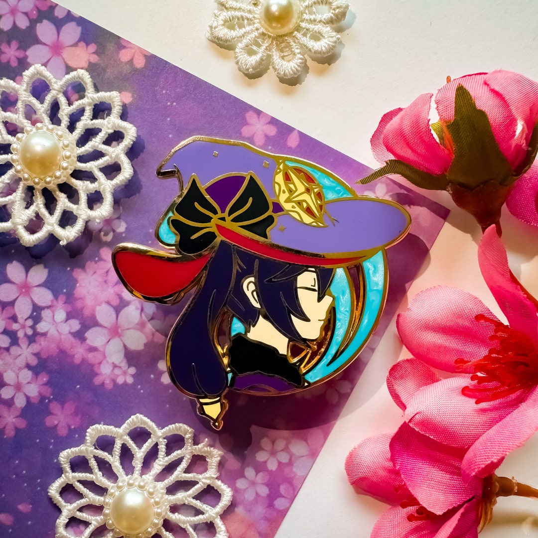 Mona Enamel Pin Genshin Impact - Etsy