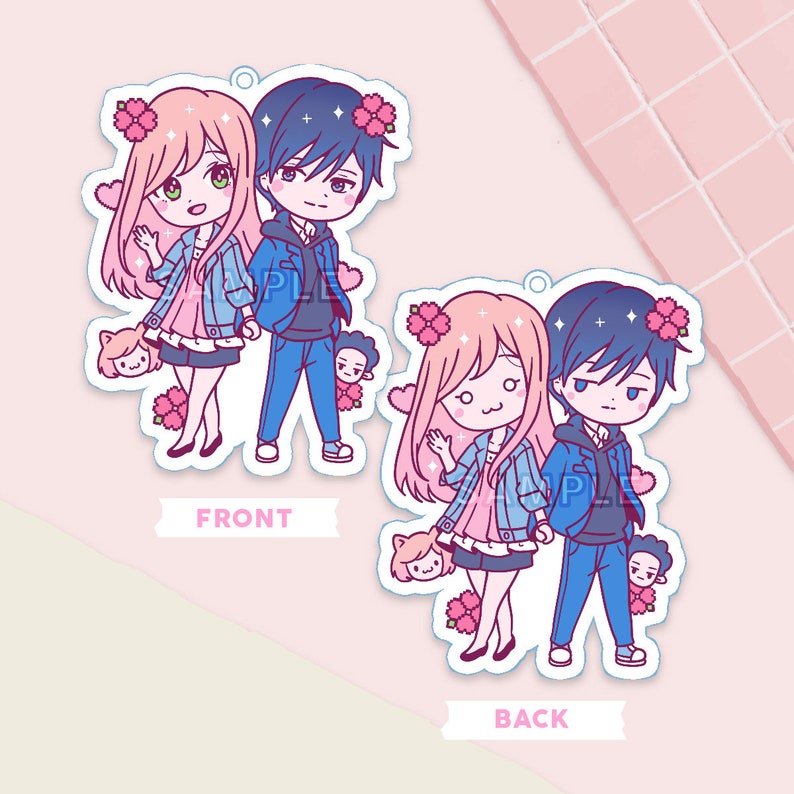 Gamer Girl and Boy Acrylic Charm - Etsy