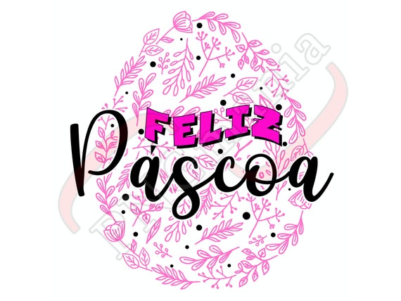 Feliz Páscoa PNG JPG PDF Portuguese Happy Easter Easter - Etsy
