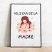 Feliz Dia De La Madre, Spanish Happy Mother's Day PNG, JPG, Pdf Spanish ...