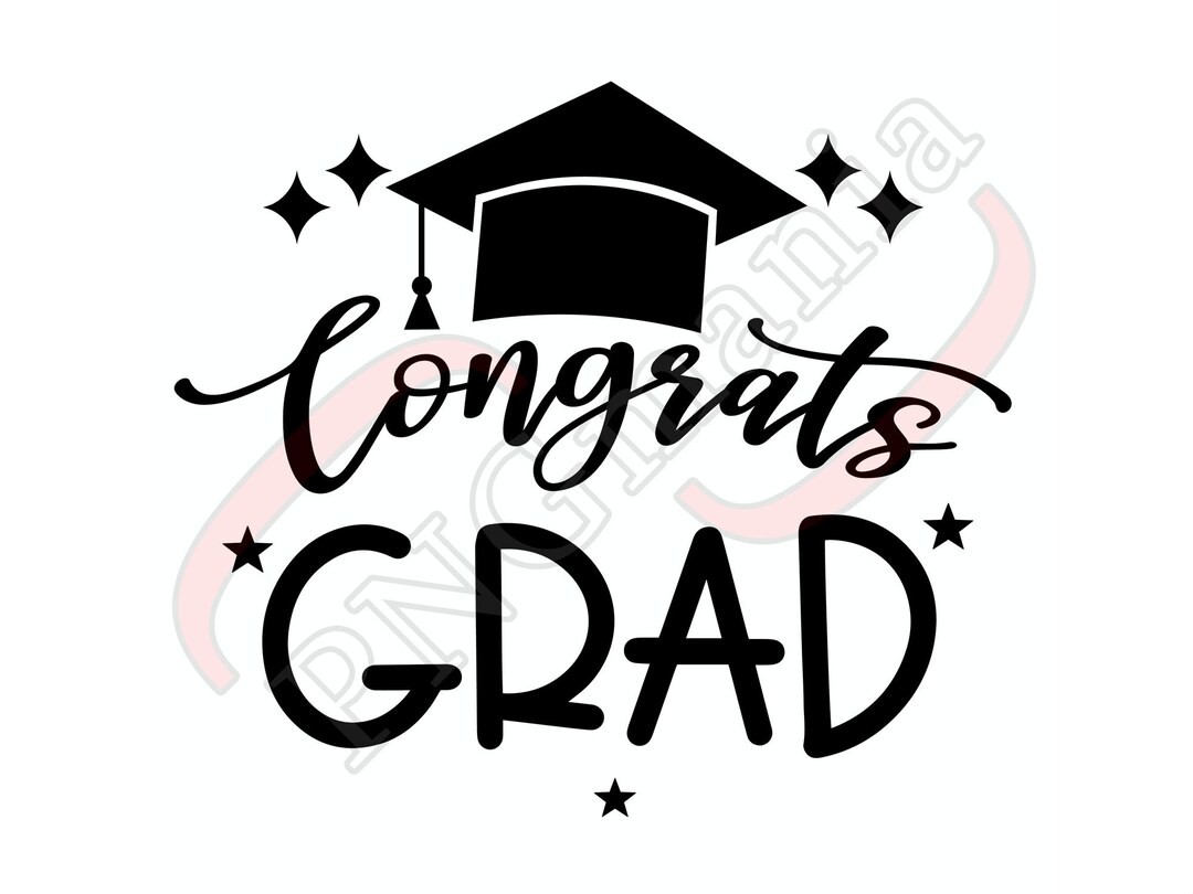 Felicitaciones graduado SVG, PNG, jpg, pdf Impresión de camiseta de ...