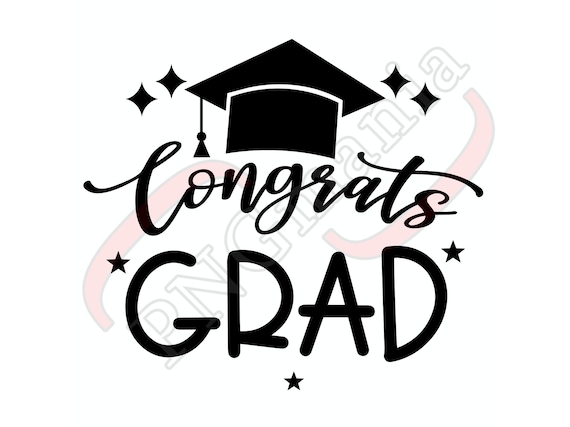 Felicitaciones graduado SVG PNG jpg pdf Impresión de - Etsy México