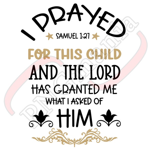 1 Samuel 1 27 - Etsy