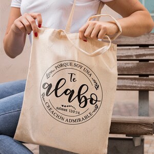 Salmos 139 SVG, PNG, Jpg, Spanish Psalm, Te Alabo Porque Soy Una ...