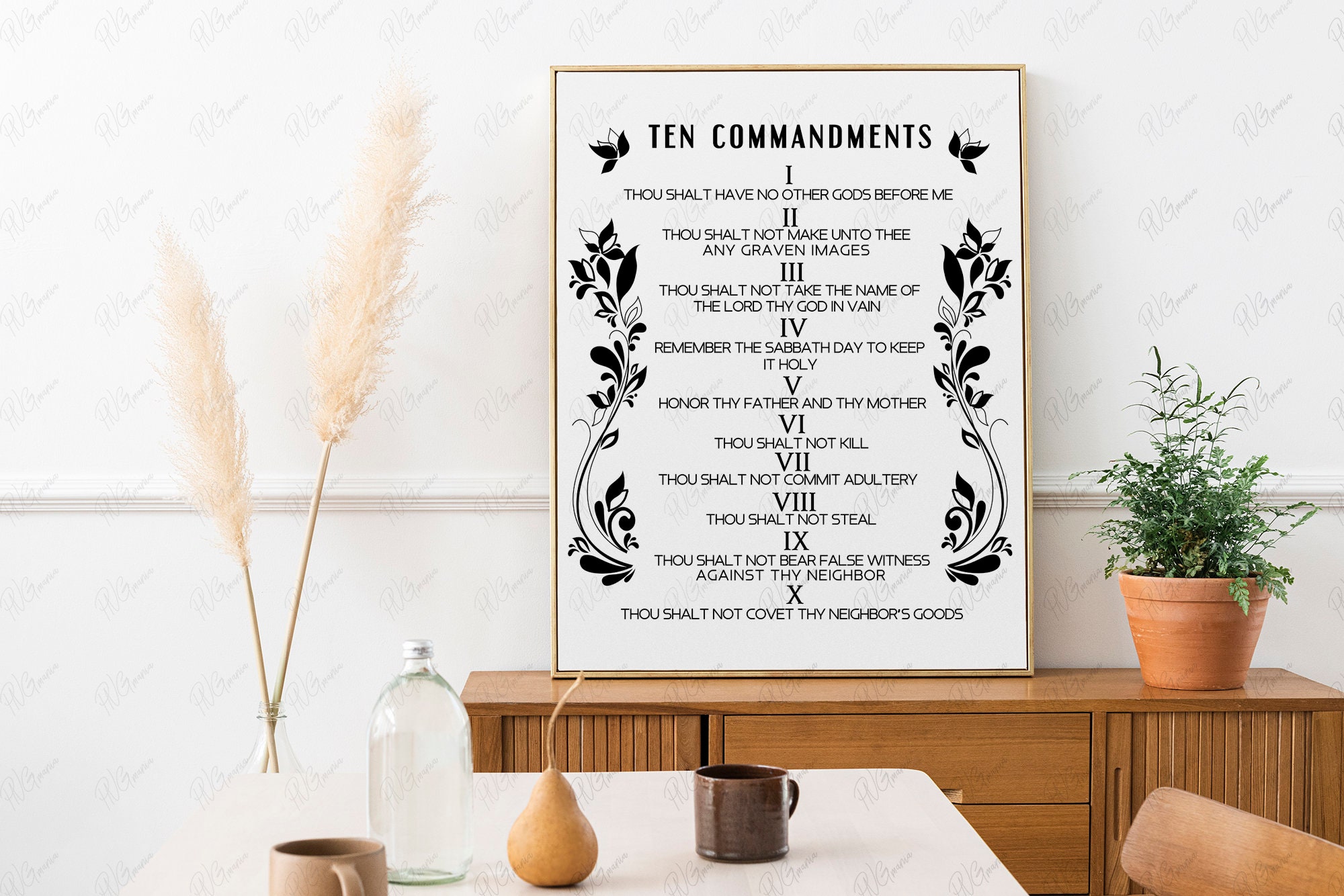 10 Commandments PNG SVG Jpg Pdf Bible Christian PNG - Etsy
