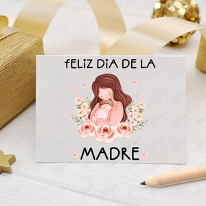Feliz Dia De La Madre, Spanish Happy Mother's Day PNG, JPG, Pdf Spanish ...