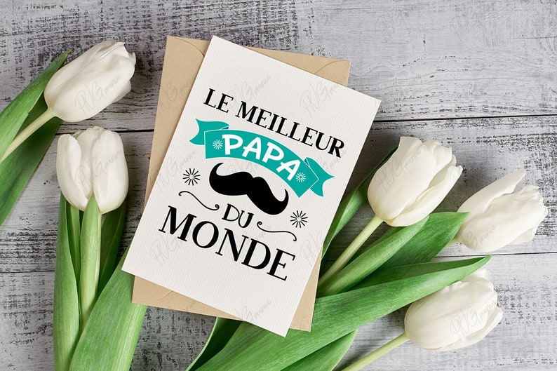 Le Meilleur Papa Du Monde French Best Dad Meilleur Papa PNG - Etsy