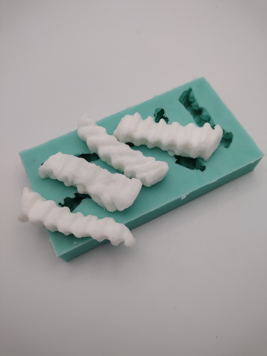 Crinkle Fries-silicone Mold-faux Fake Bake-clay,resin,soap,candle ...