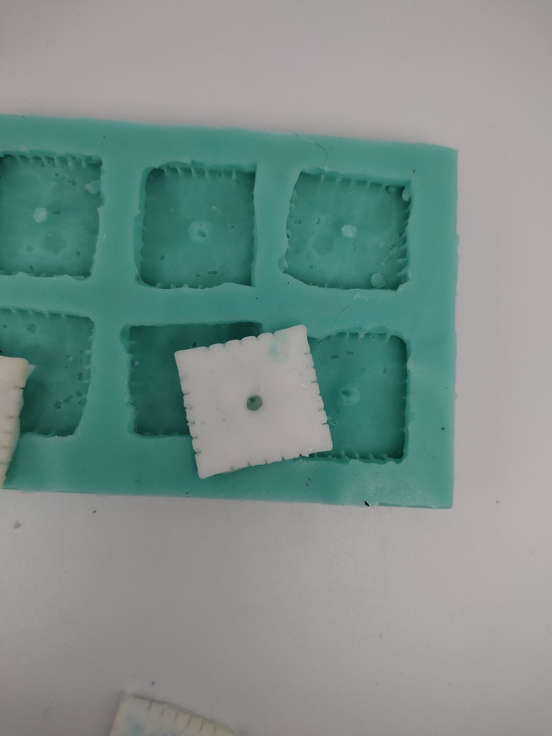 Cheese Crackers-silicone Mold-faux Fake Bake-clay, Resin,soap,candle ...