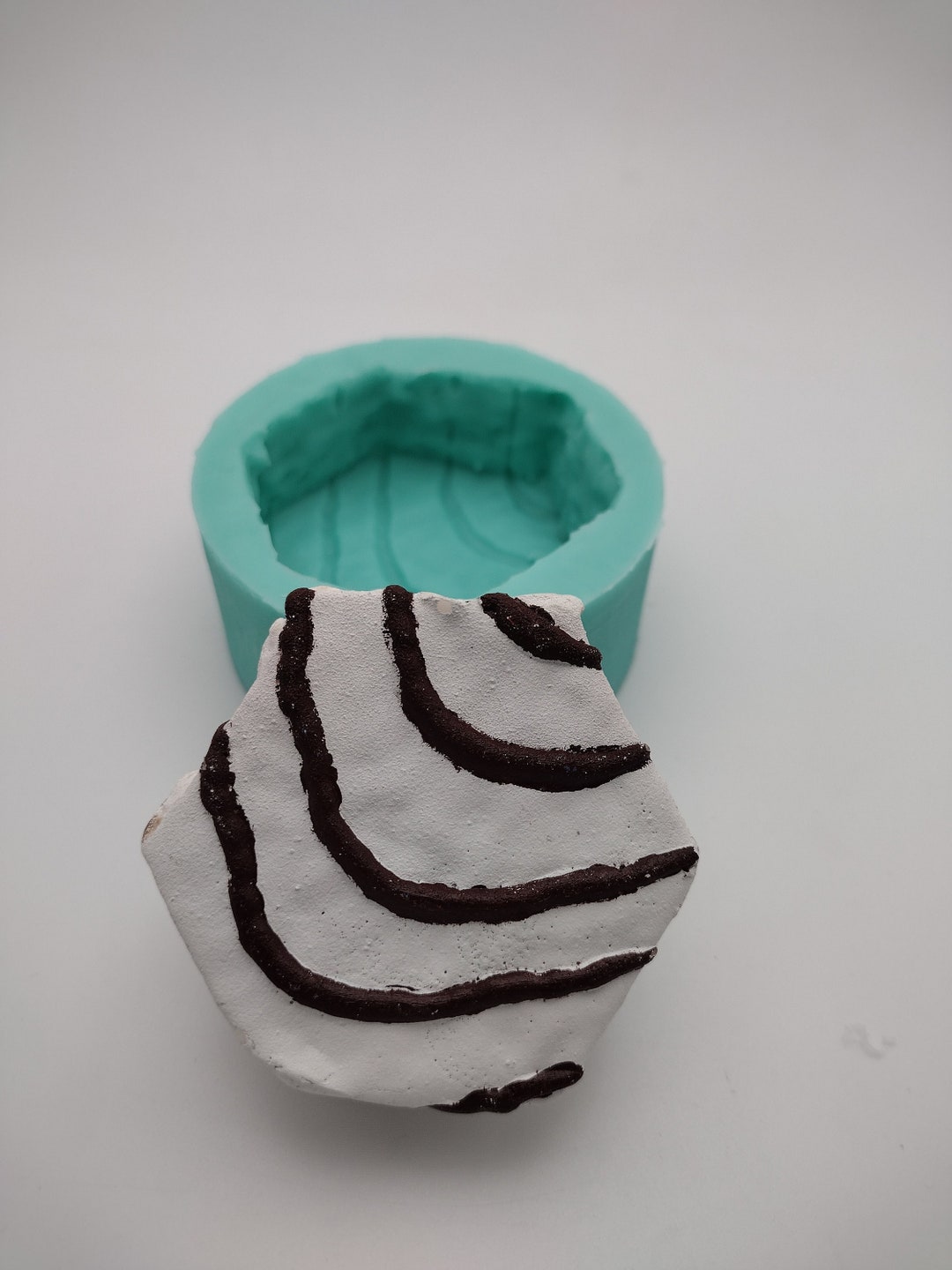 Hex Cake -silicone Mold-faux Fake Bake-clay, Resin, Soap, Candle ...