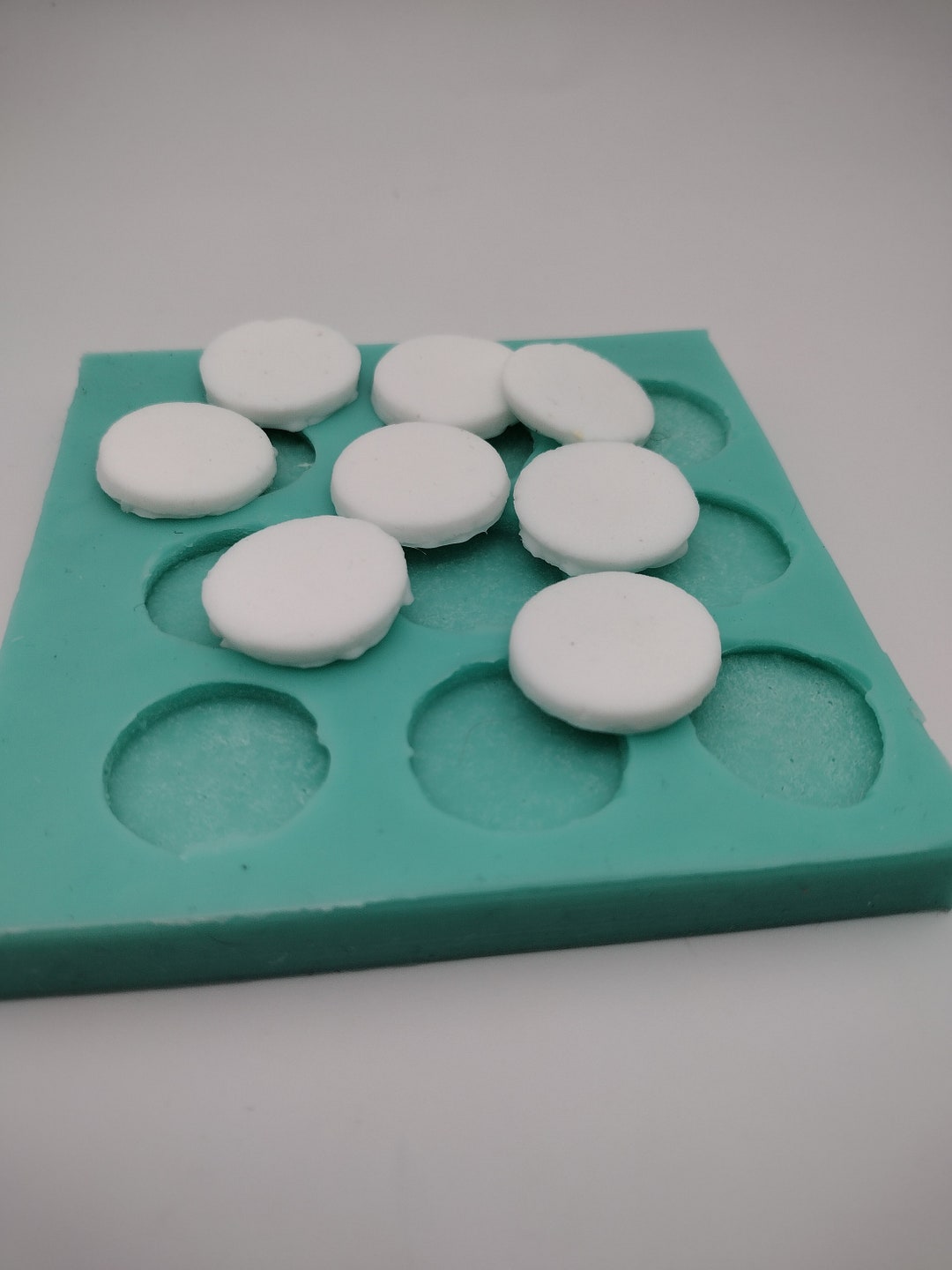 Hard Candy Circles-silicone Mold-faux Fake Bake-clay, Resin,soap,candle ...