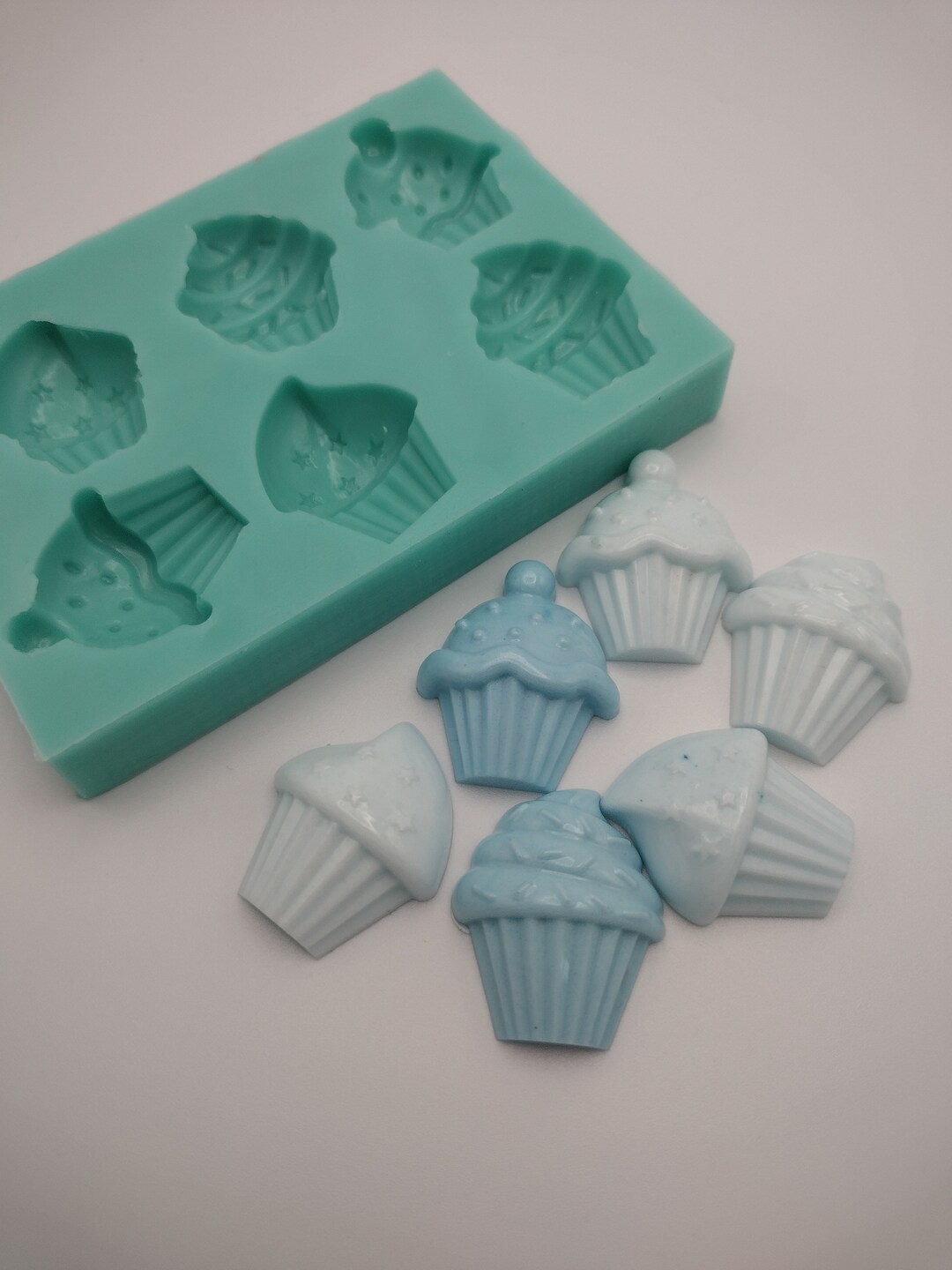Mini Cupcake Mix-silicone Mold-faux Fake Bake-clay, Resin, Soap, Candle ...