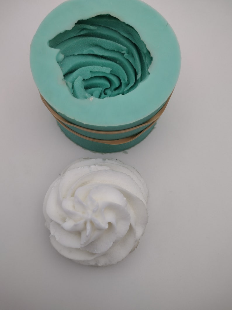 Swirl (2.5in)-silicone Mold-faux Fake Bake-clay,resin,soap,candle ...