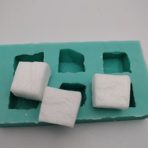 Small Watermelon Chunks-silicone Mold-faux Fake Bake-clay, Resin,soap ...