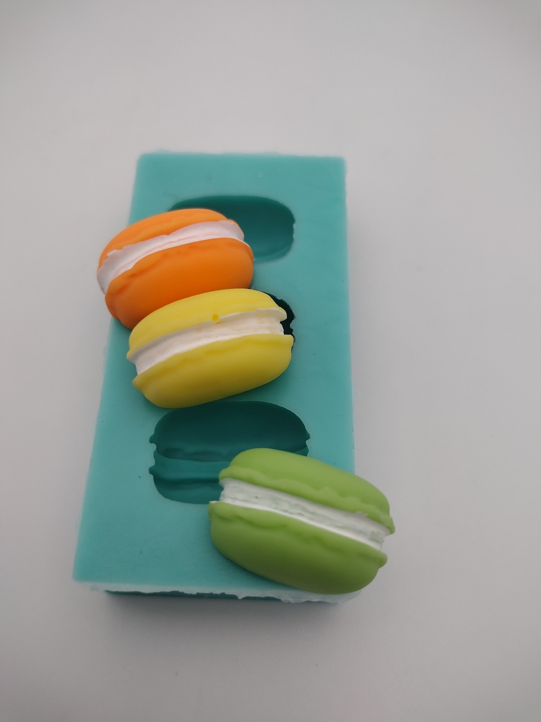 Mini Macaroon Halves -silicone Mold-faux Fake Bake-clay,resin,soap ...