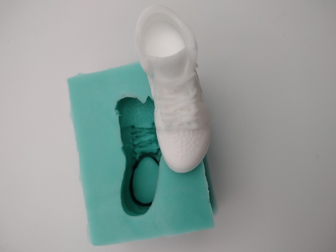 Small Shoe-silicone Mold-faux Fake Bake-clay, Resin,soap,candle,plaster ...