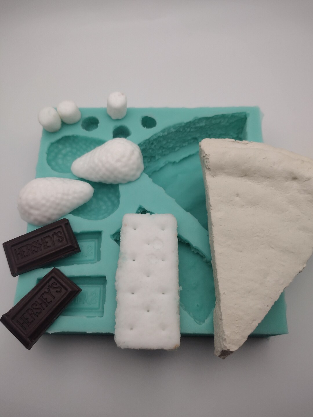 S'mores Pie Diy-silicone Mold-faux Fake Bake-clay, Resin,soap,candle ...
