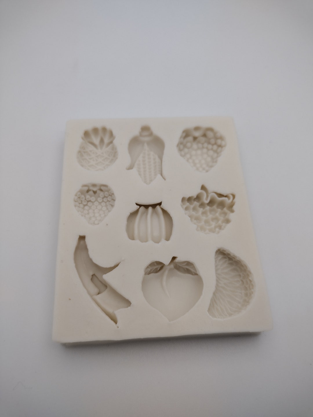 Mini Fruit Silicone Mold-faux Fake Bake-resin Clay Soap Candle Fondant ...