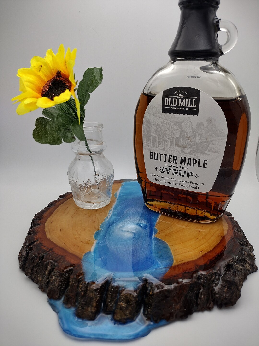 Wood/river Centerpiece-one of a Kind-hand Made Home Decor - Etsy