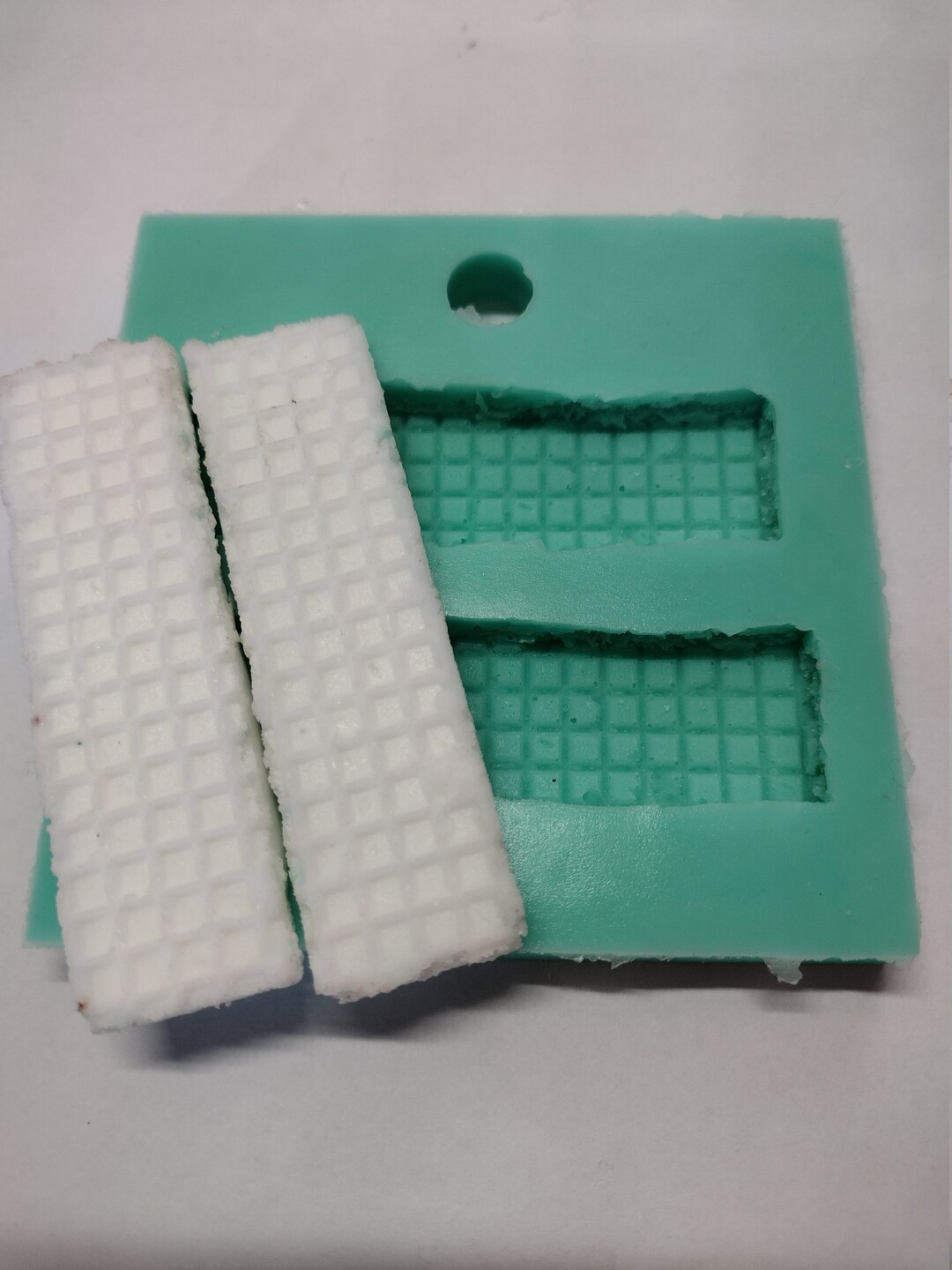 Wafer Halves-silicone Mold-faux Fake Bake-clay,resin,soap,candle ...