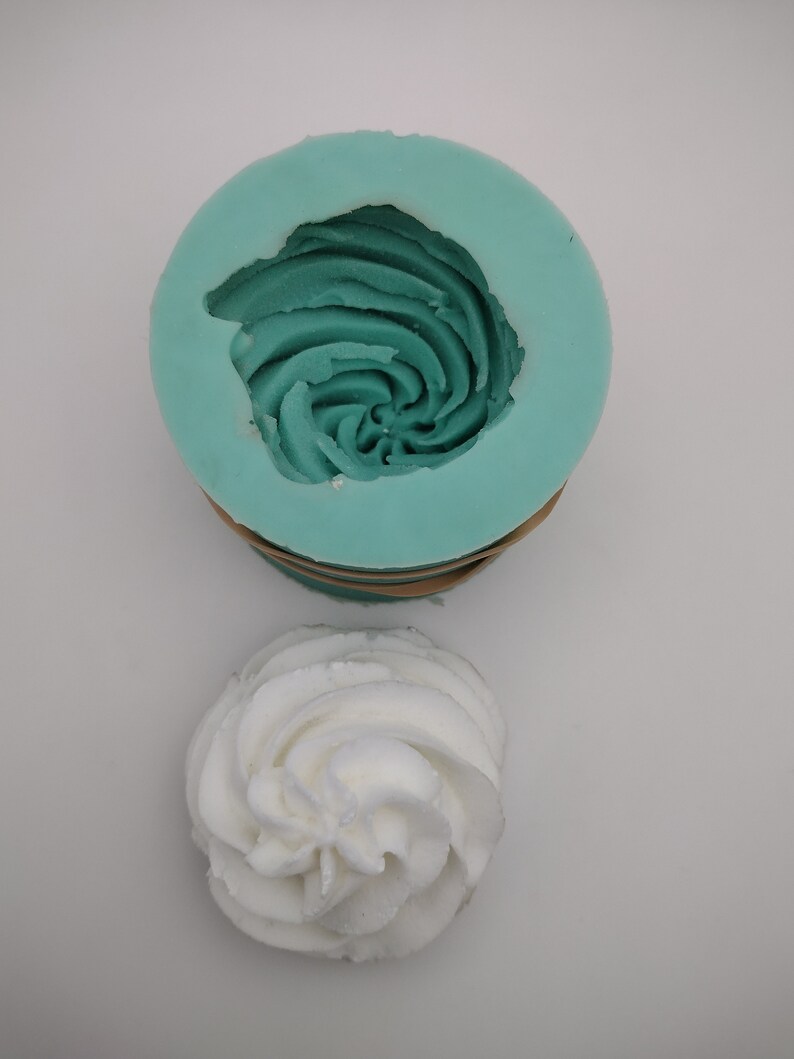Swirl (2.5in)-silicone Mold-faux Fake Bake-clay,resin,soap,candle ...