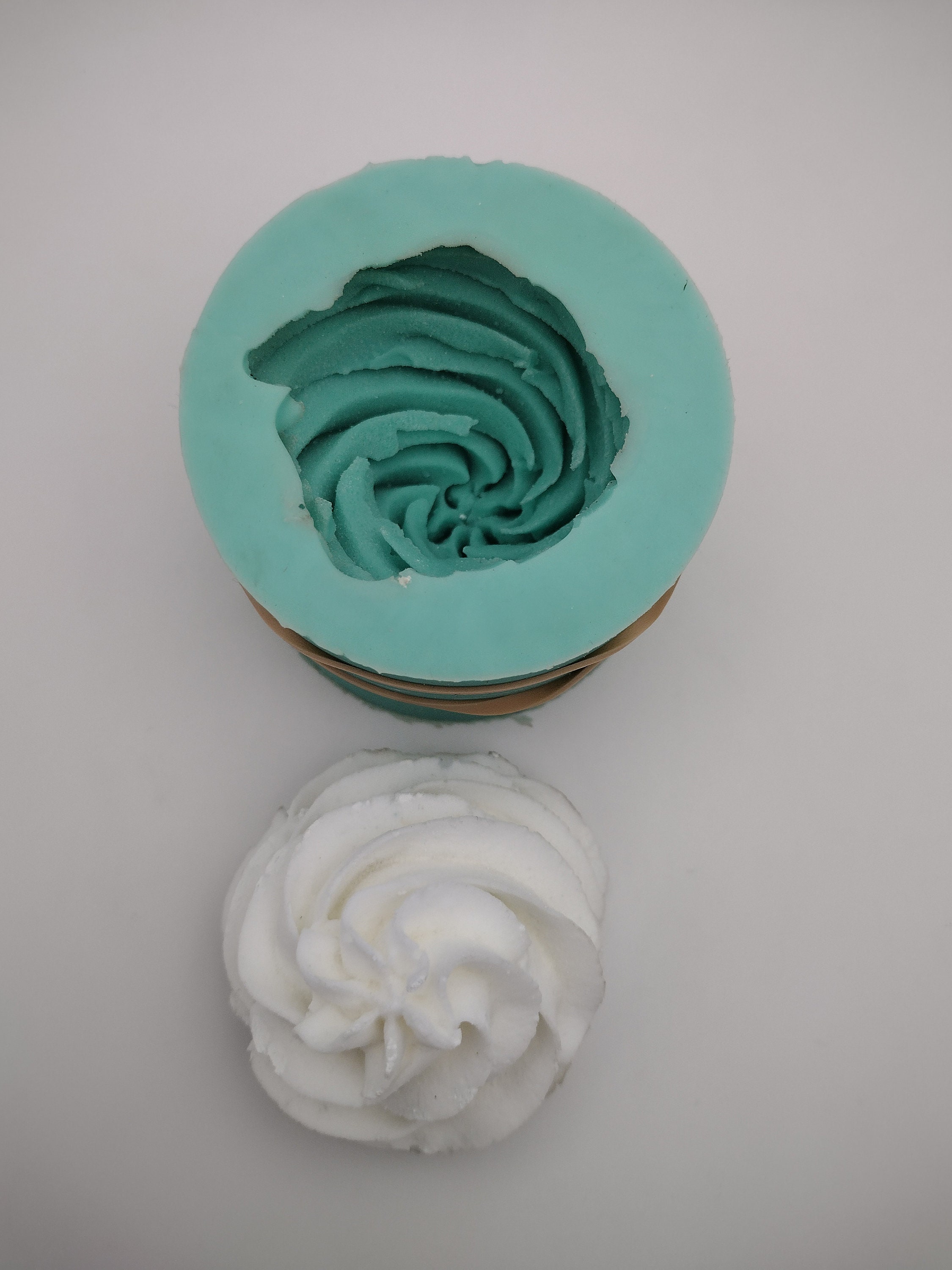 Swirl (2.5in)-silicone Mold-faux Fake Bake-clay,resin,soap,candle ...