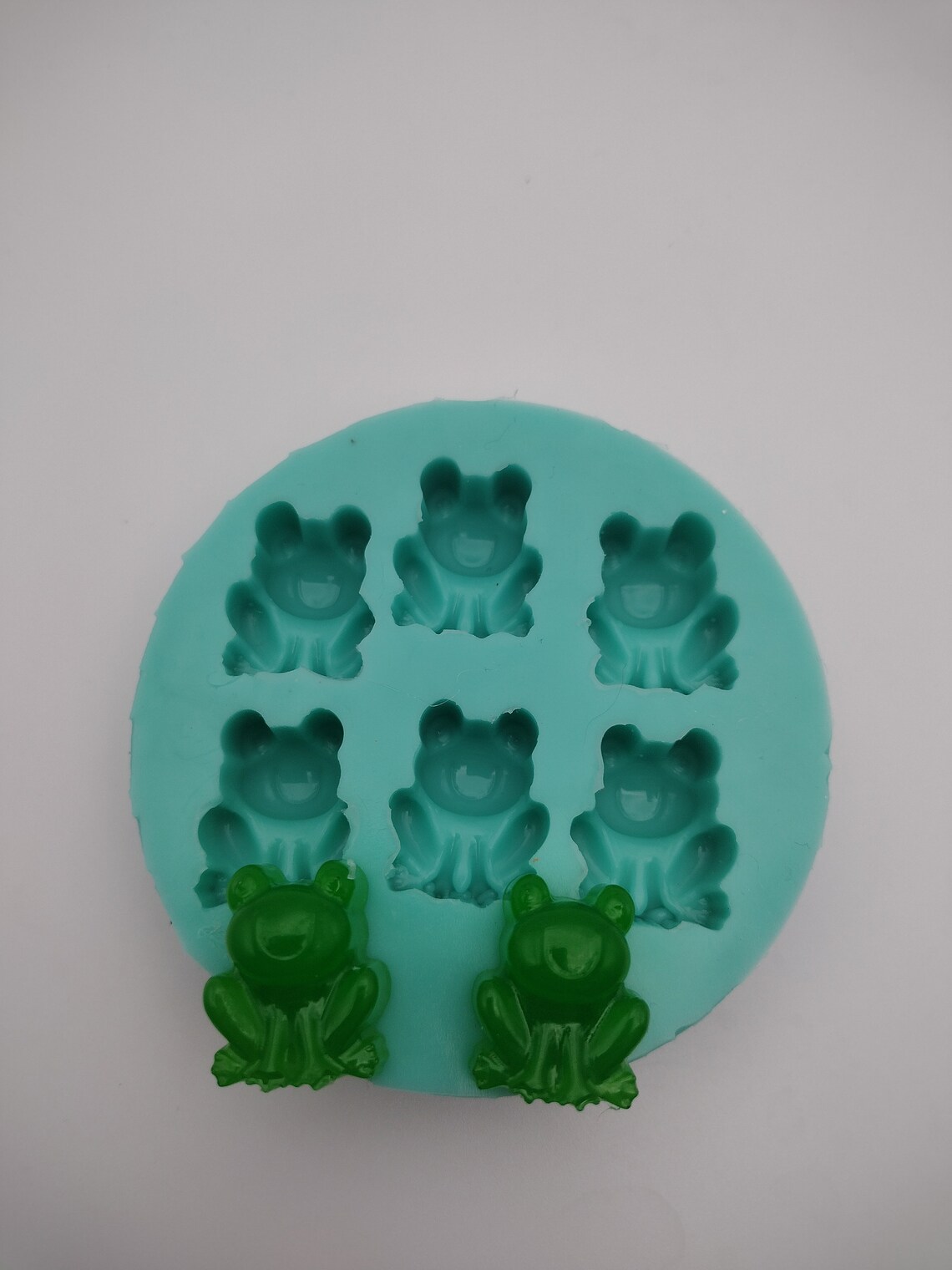 Frogs-silicone Mold-faux Fake Bake-clay, Resin, Soap, Candle, Plaster ...