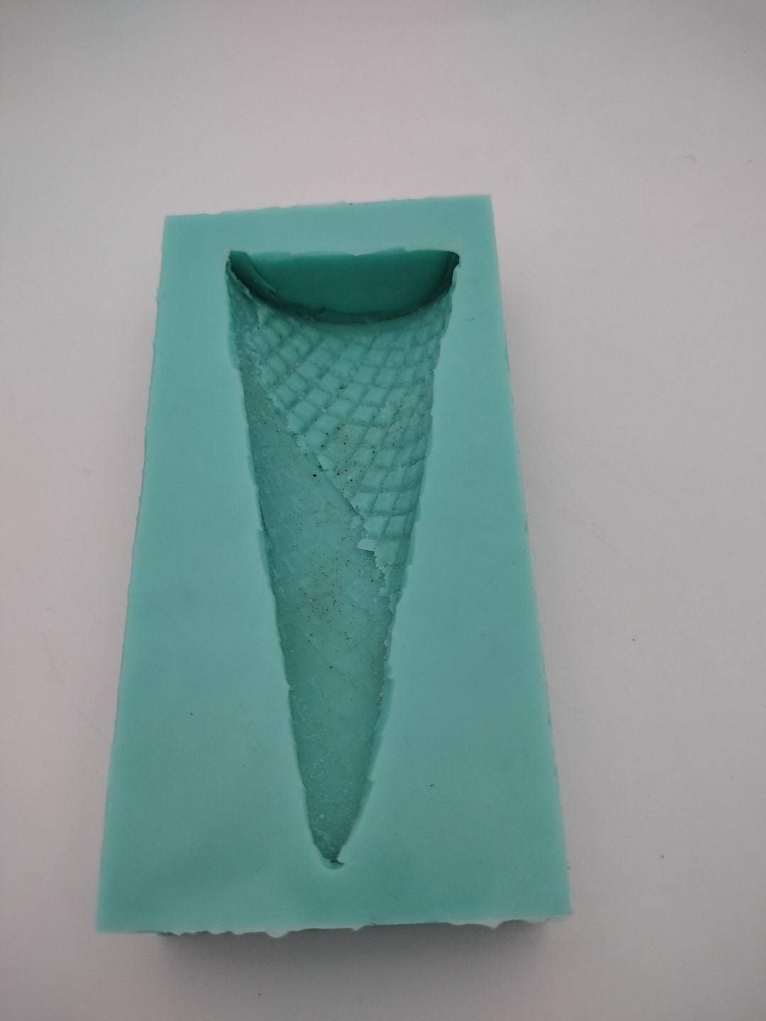 Waffle Cone- Flat Back-silicone Mold-faux Fake Bake-clay,resin,soap ...