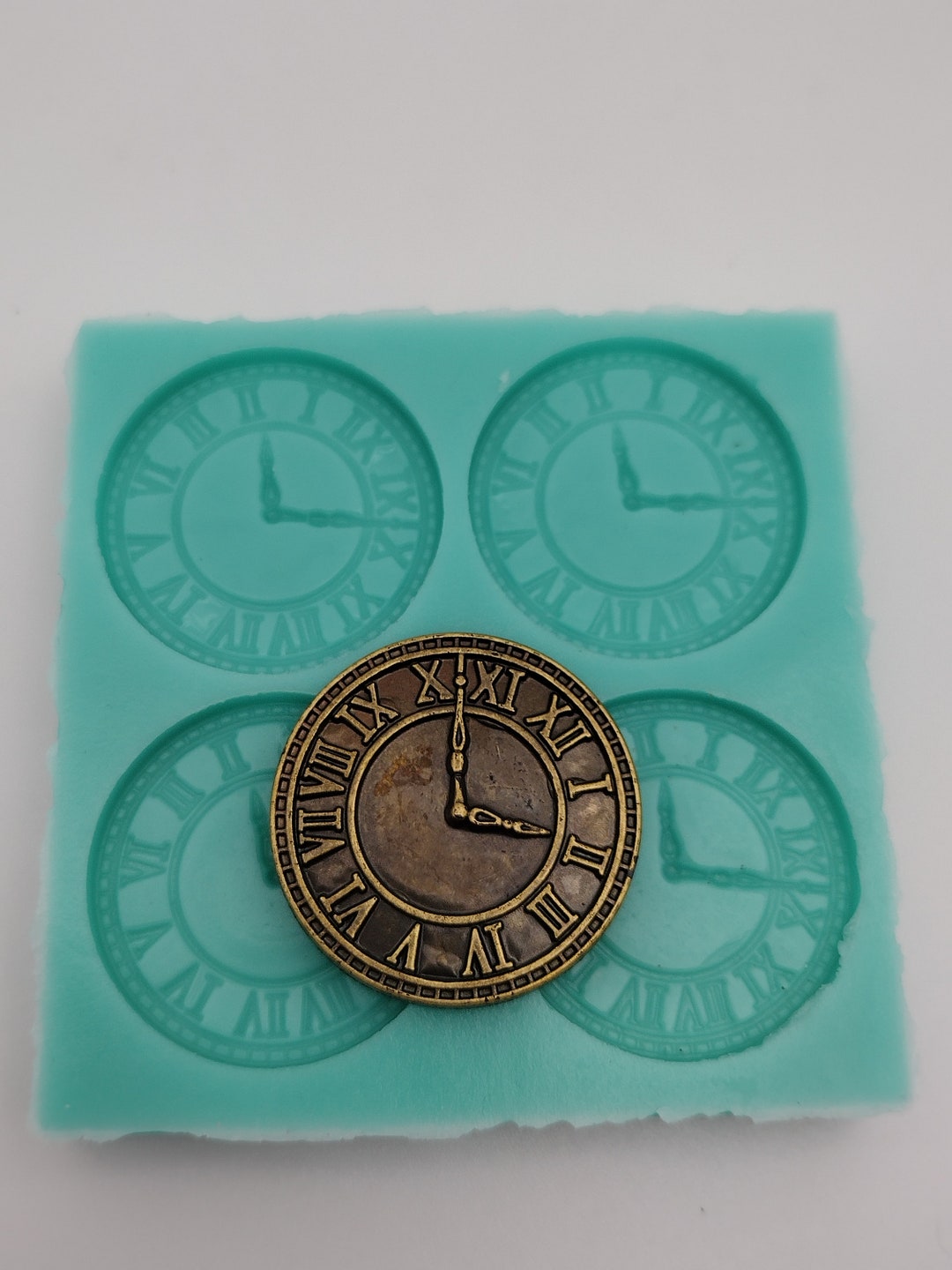 Roman Numeral Clocks-silicone Mold-faux Fake Bake-clay, Resin,soap ...