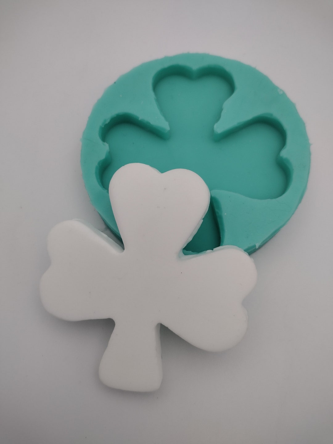 Four Leaf Clover-silicone Mold-faux Fake Bake-clay,resin,soap,candle ...