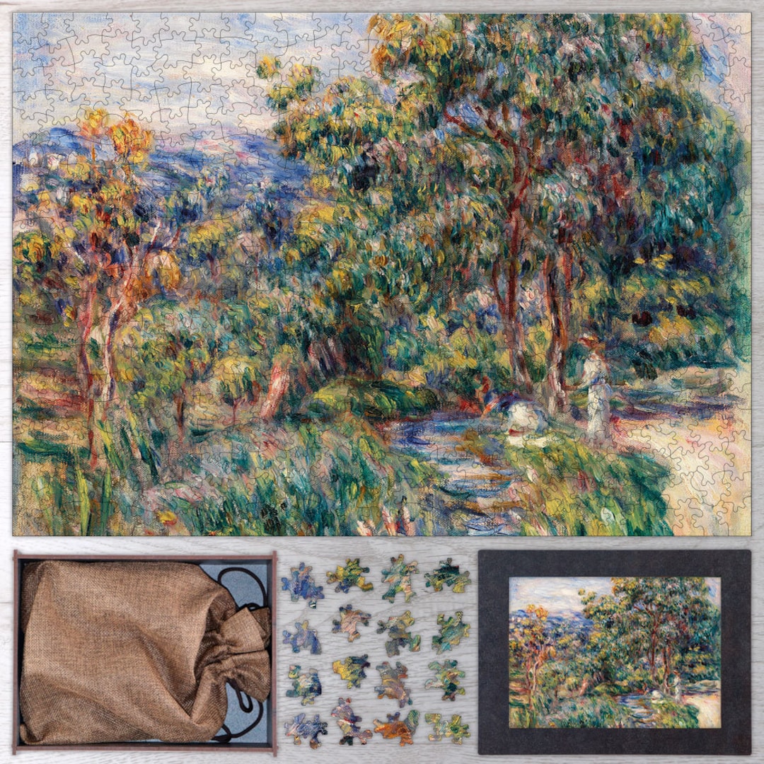 Le Béal Wooden Jigsaw Puzzle by Pierre Auguste Renoir. Wooden Art ...