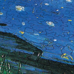 Café Terrace at Night Wooden Jigsaw Puzzle by Vincent Van Gogh. Wooden ...