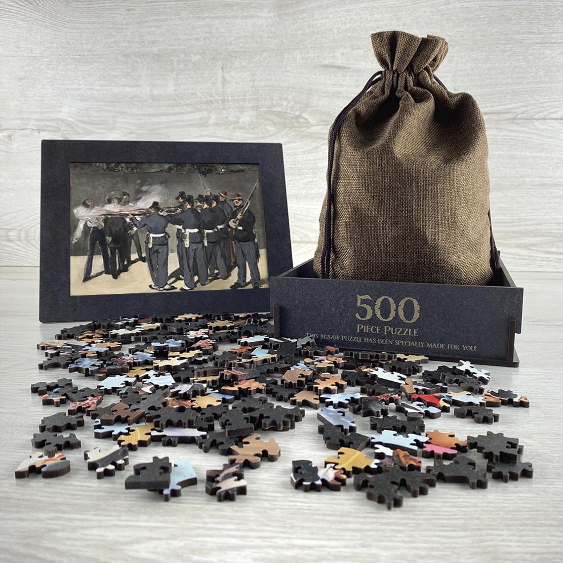 Édouard Manet Wooden Jigsaw Puzzle – the Execution of Emperor ...