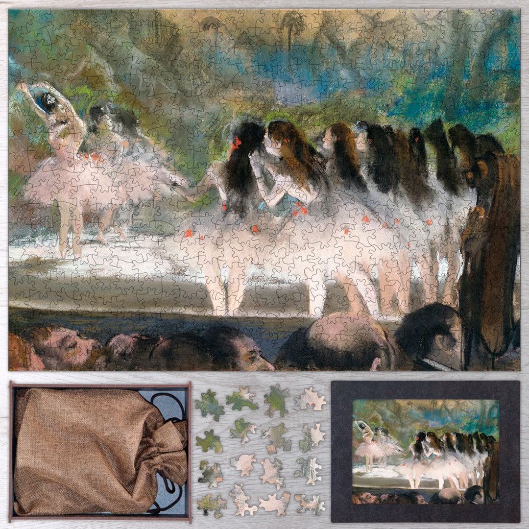 Ballet at the Paris Opéra Wooden Jigsaw Puzzle by Edgar Degas. Wooden ...