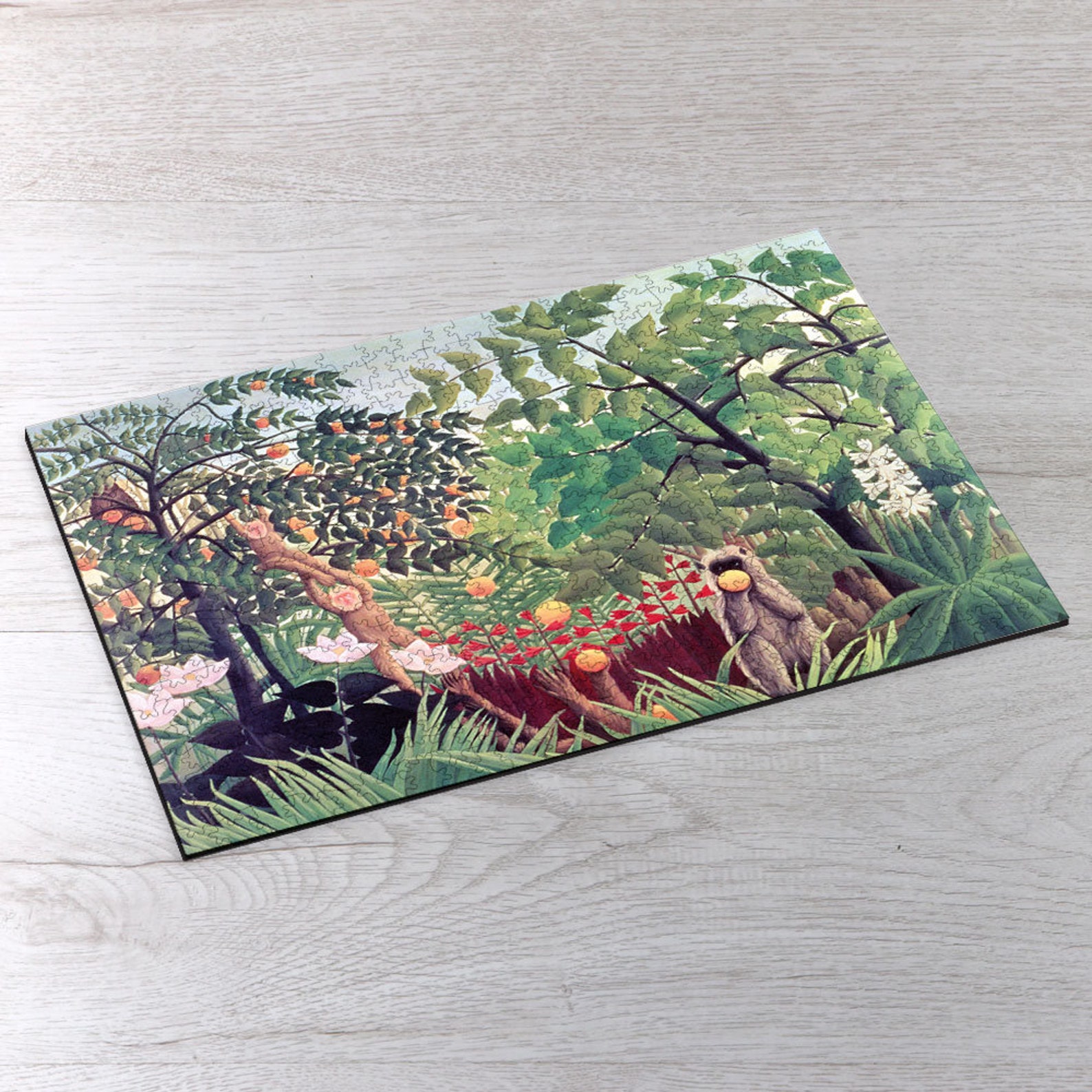 Henri Rousseau Exotic Landscape Wooden Jigsaw Puzzle for Adults - Etsy