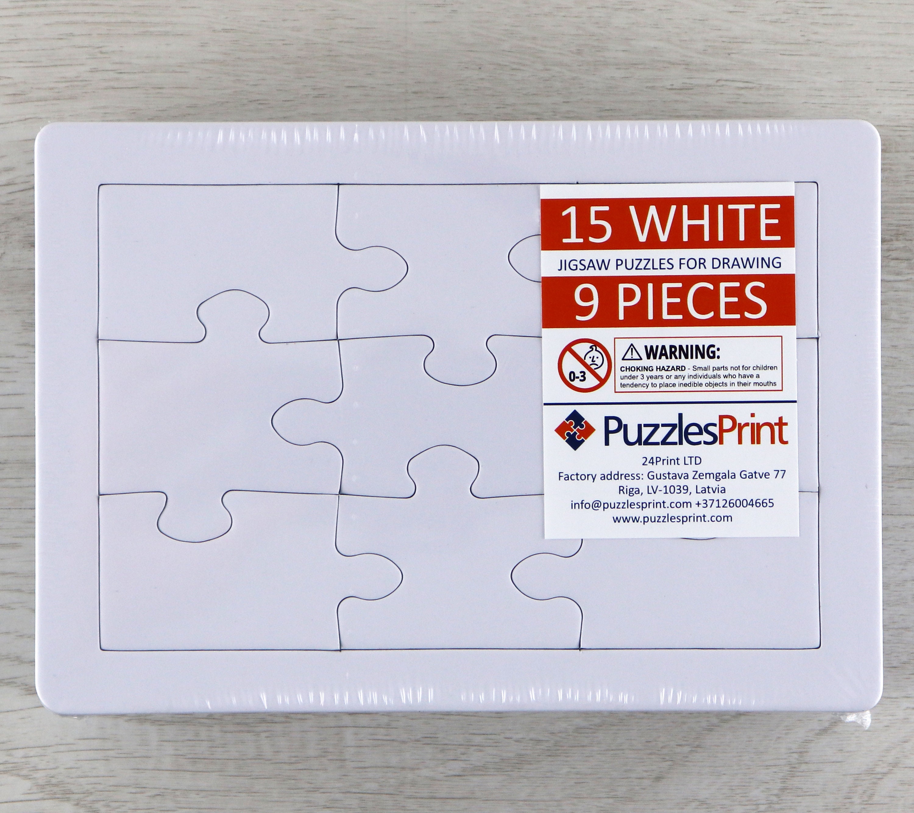 A5 White Blank Jigsaw Puzzle, 9 Piece, Art Activity - 15 Pack - Etsy