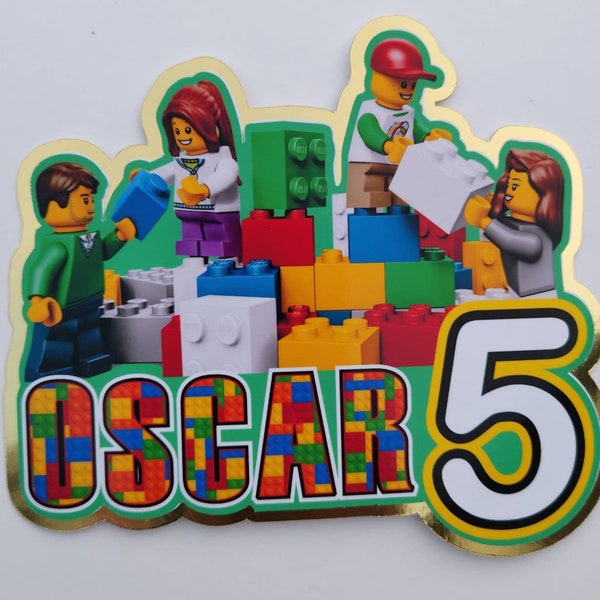 Lego® Cake Topper - Etsy UK