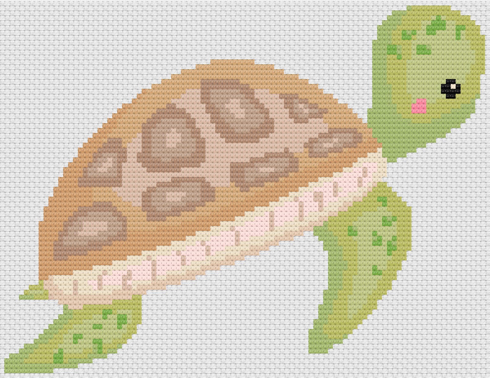Turtle Cross Stitch Pattern / Digital PDF Pattern / Instant Download - Etsy