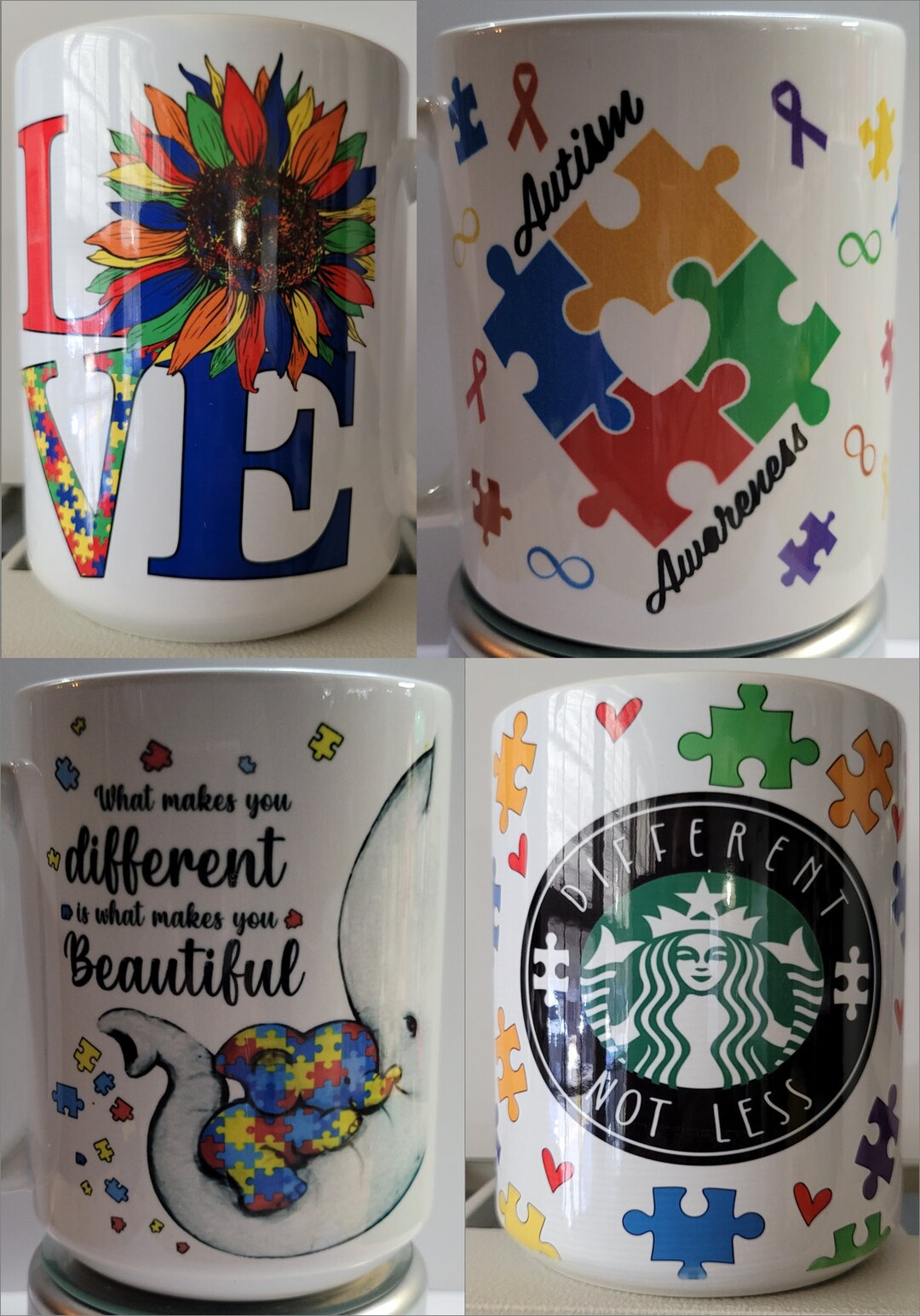 Autism Awareness Custom Personalized Mugs (pls Read Description) - Etsy
