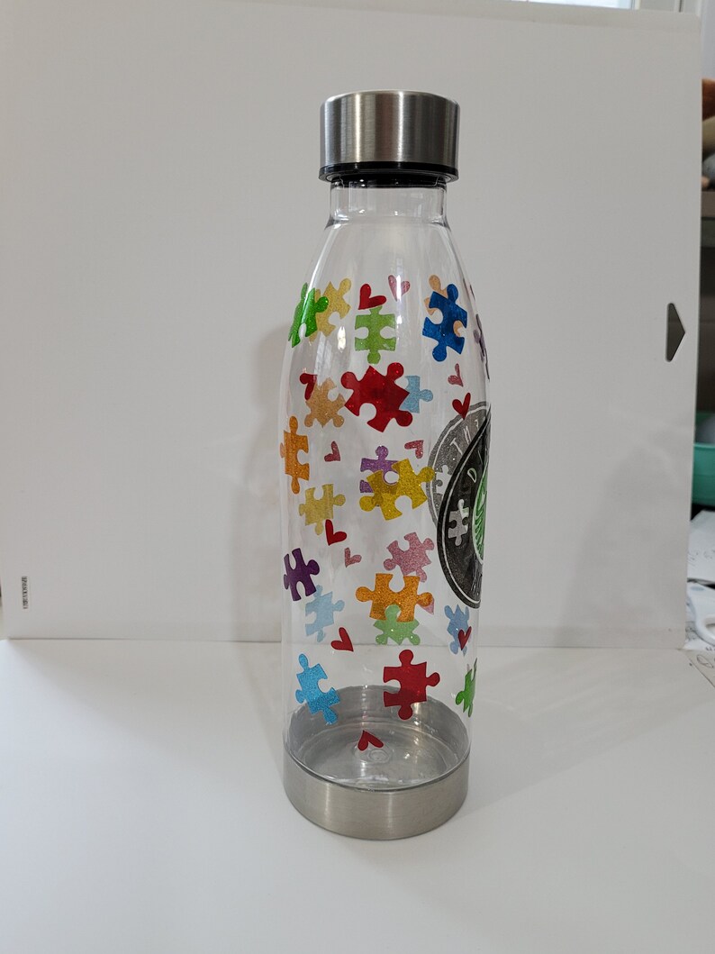 Autism Water Bottles Starbucks Slim 22oz Design - Etsy