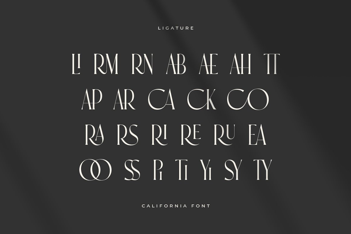California Stylish Fashion Font, Elegant Font, Curvy Font, Modern Font ...