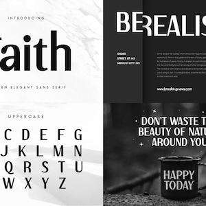 Modern Font Bundle: 17 Unique Commercial Fonts - Etsy