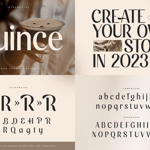 Modern Font Bundle: 17 Unique Commercial Fonts - Etsy