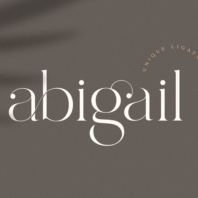 Chic Fonts - Etsy